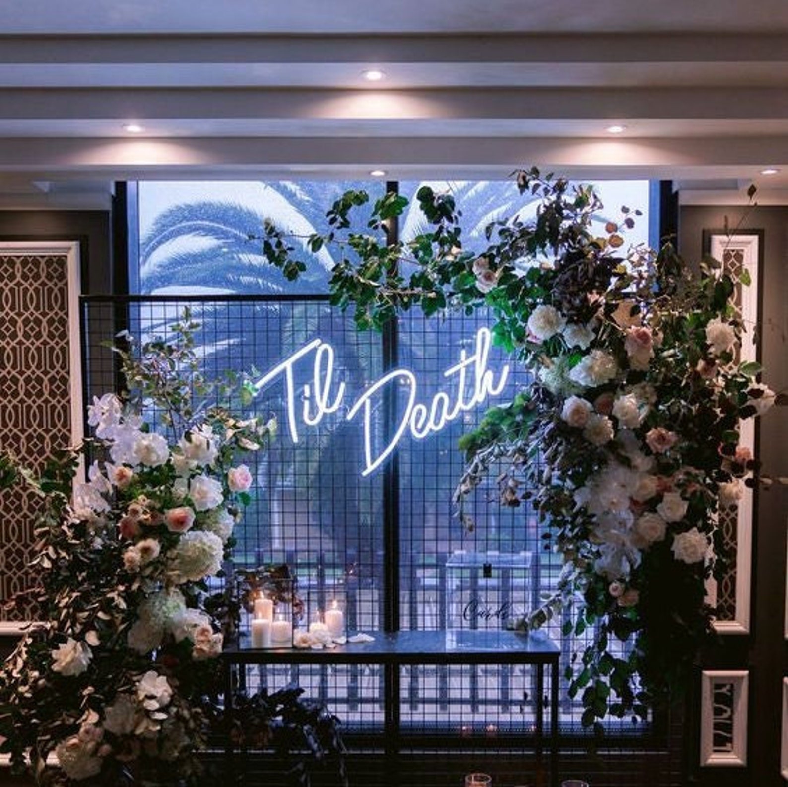 Til Death Neon Sign Wedding Neon Sign Custom Neon Sign Neon - Etsy