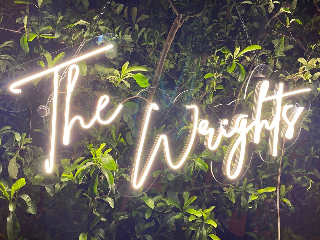 Wedding Neon Sign for Backdrop, Light up Sign for Wedding Decoration - Etsy