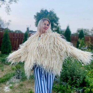 Designer Ethnic Wool Jacket Gunya Unique Traditional Hutsul Outerwear ...