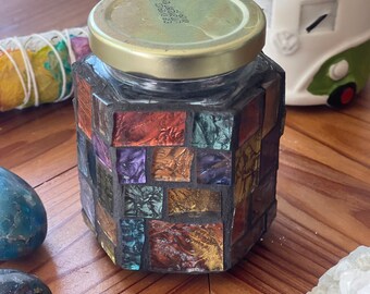 Mosaic Jar - Etsy