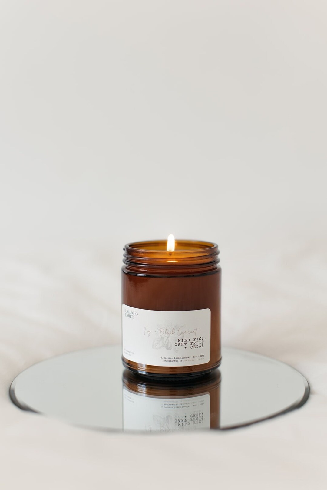 Indigo Fig Black Currant Coco Apricot Wax Candle - Etsy