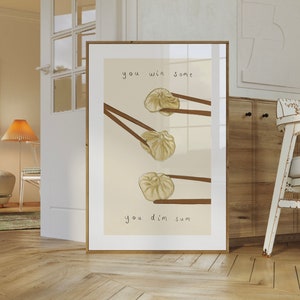 Dim Sum Print, Dumpling Poster, Dumpling Wall Art, Asian Food Wall ...