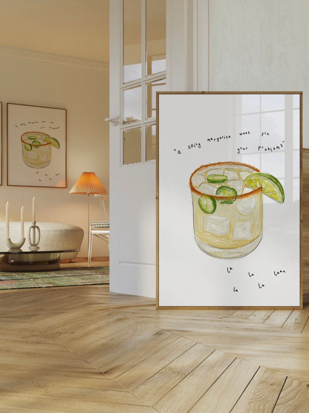 Spicy Margarita Print, Margarita, Spicy Marg, Cocktail Poster, Cocktail ...