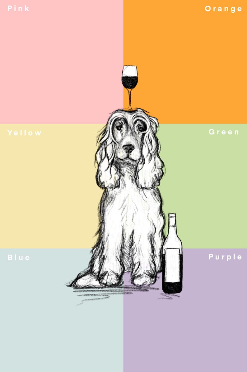 Cocker Spaniel Wall Art | English Cocker Spaniel Drawing, Dog Lovers ...