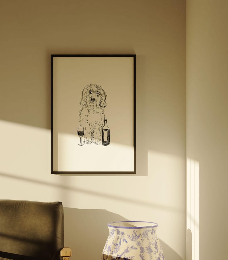 Customisable Cockerpoo Wall Art | Cockerpoo, Labradoodle, Cavapoo ...