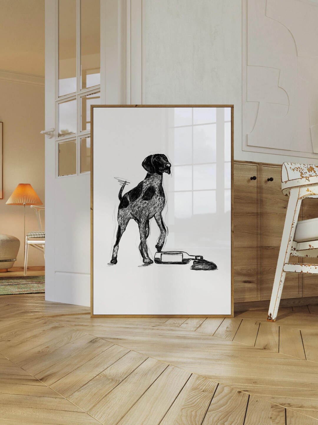 Customisable German Shorthaired Pointer Wall Art | German Pointer ...