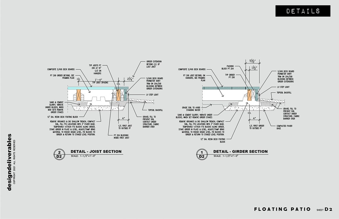 The Floating Patio MAKERS GUIDE Yes You Can Build the - Etsy Canada