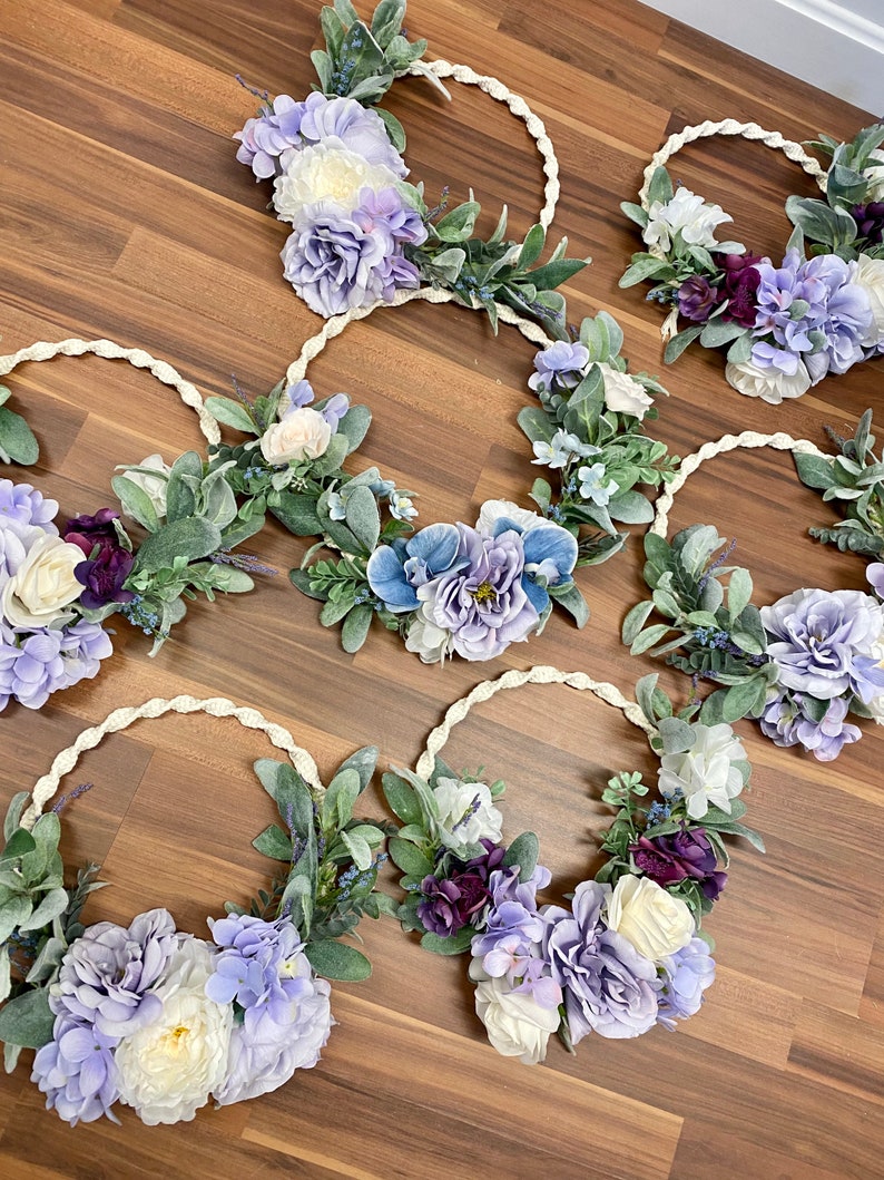Design Your Own/custom Floral Macrame Hoop Wreath Nursery - Etsy