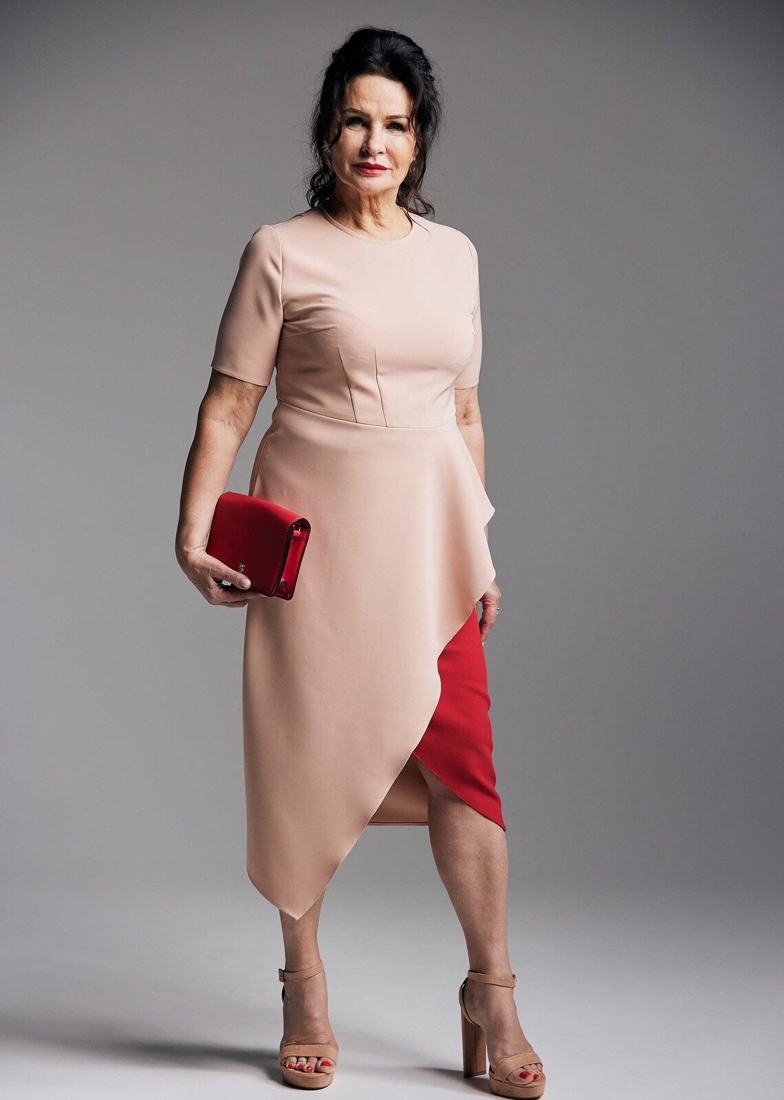 Colorblock Dress PDF Sewing Pattern/sizes Us20-us30/difficulty - Etsy