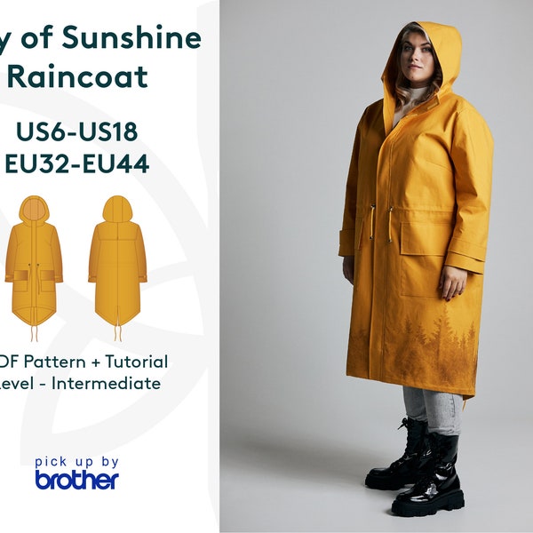 Raincoat Pattern - Etsy