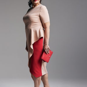 Colorblock Dress PDF Sewing Pattern/sizes Us20-us30/difficulty Level ...