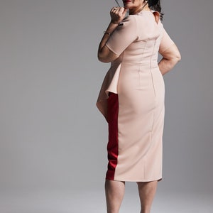 Colorblock Dress PDF Sewing Pattern/sizes Us20-us30/difficulty Level ...