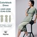 Colorblock Dress PDF Sewing Pattern/sizes Us20-us30/difficulty - Etsy