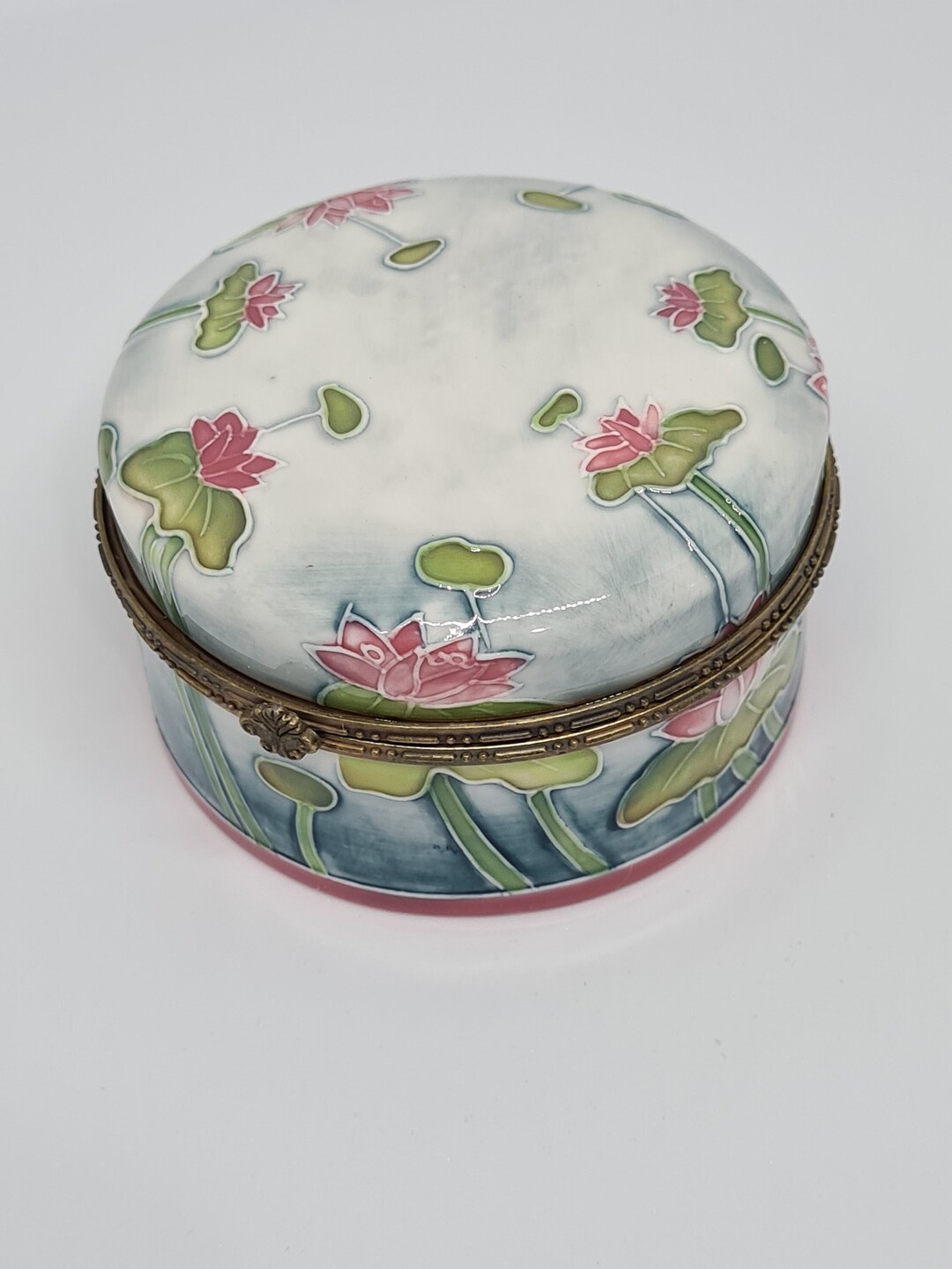 Pink Lilies - Benaya Ceramic Art Pottery Jewellery Box. - Etsy Australia