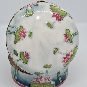 Pink Lilies - Benaya Ceramic Art Pottery Jewellery Box. - Etsy Australia