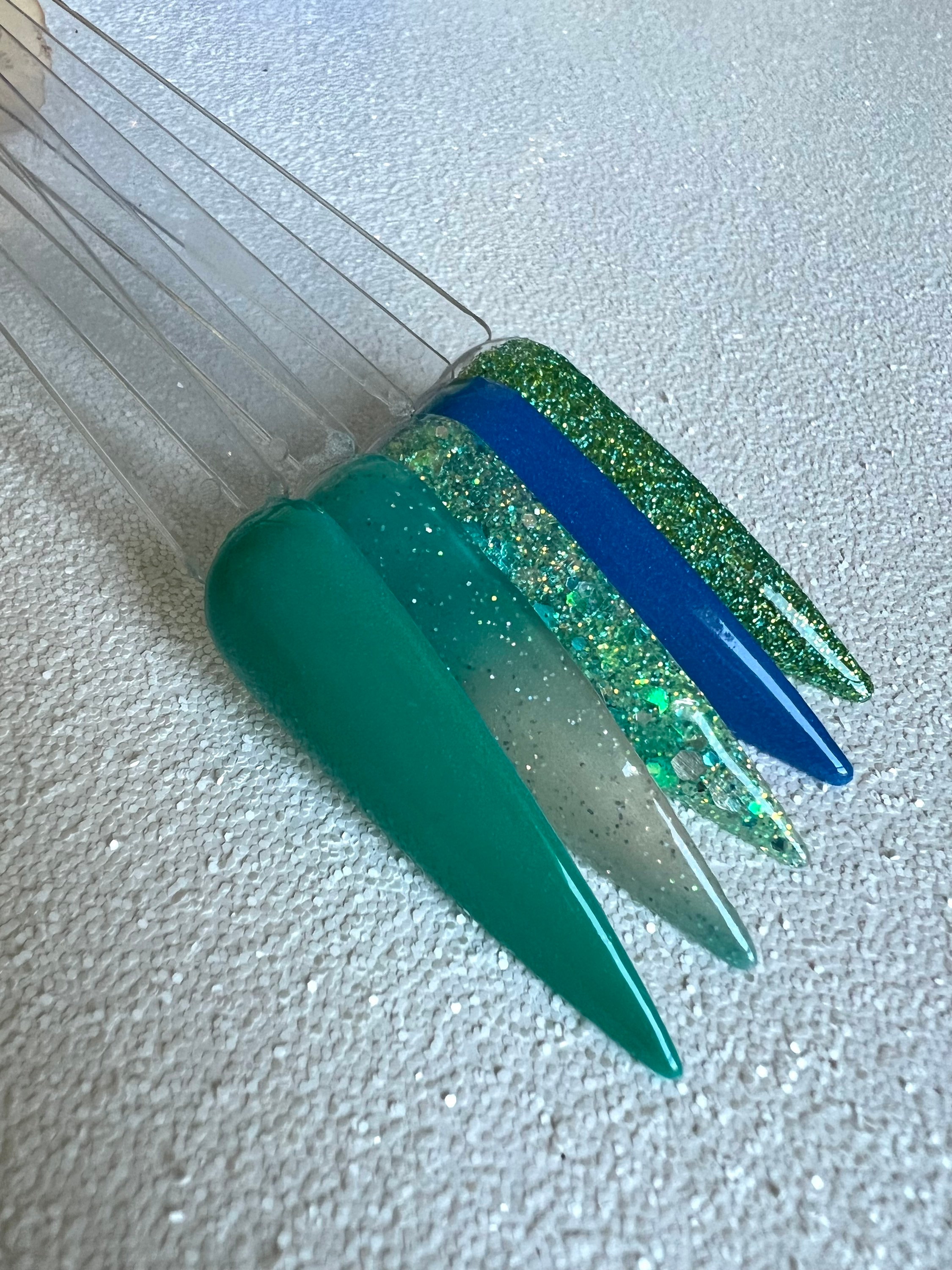 Pacific-retiring, Blue Dip Powder, Blue Nail Dip, Dip Powder, Nail Dip ...