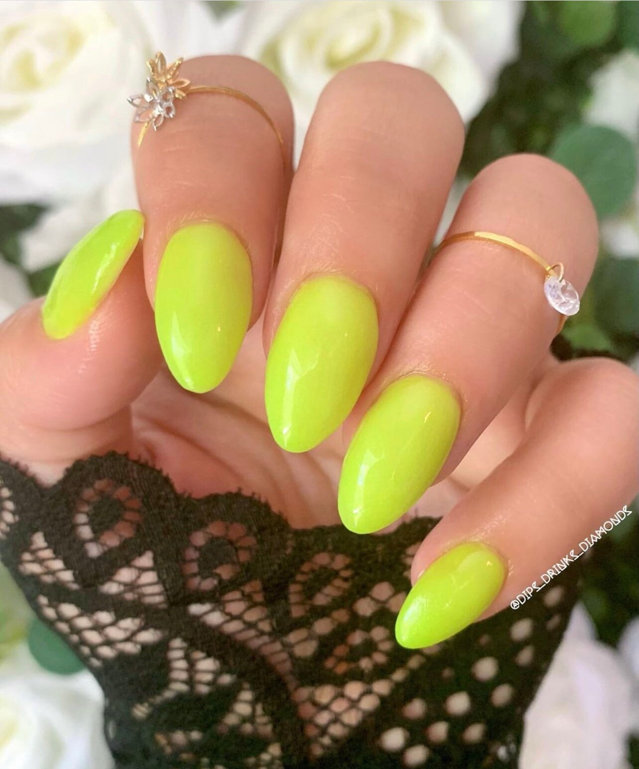 ELECTRIC LEMONADE- Neon Dip Powder, Neon Dip Nails, Dip Powder, Dip ...