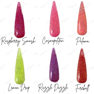 FIREBALL Glitter Dip Powder Dip Powder Dip Powder Dip - Etsy