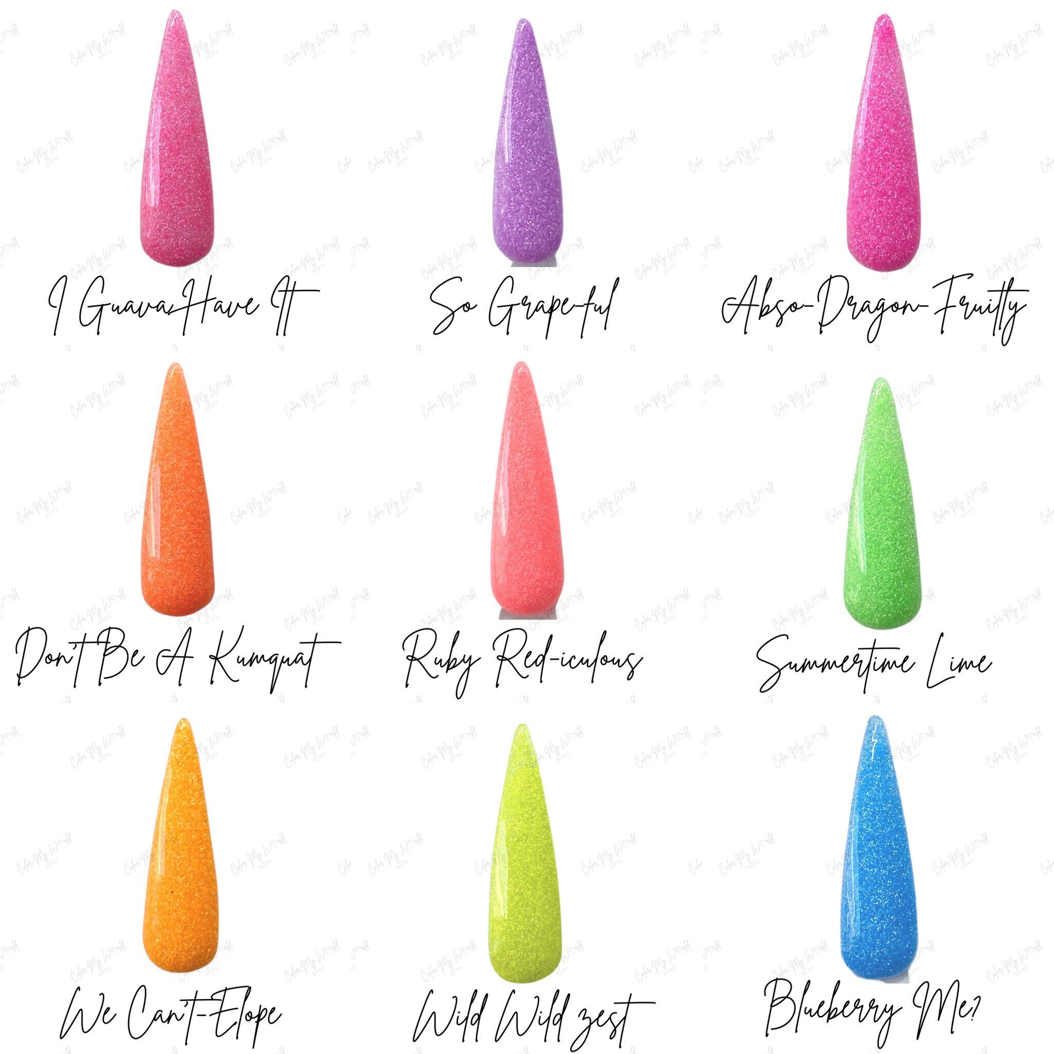 RUBY RED-ICULOUS neon dip powder dip powder dip powders | Etsy