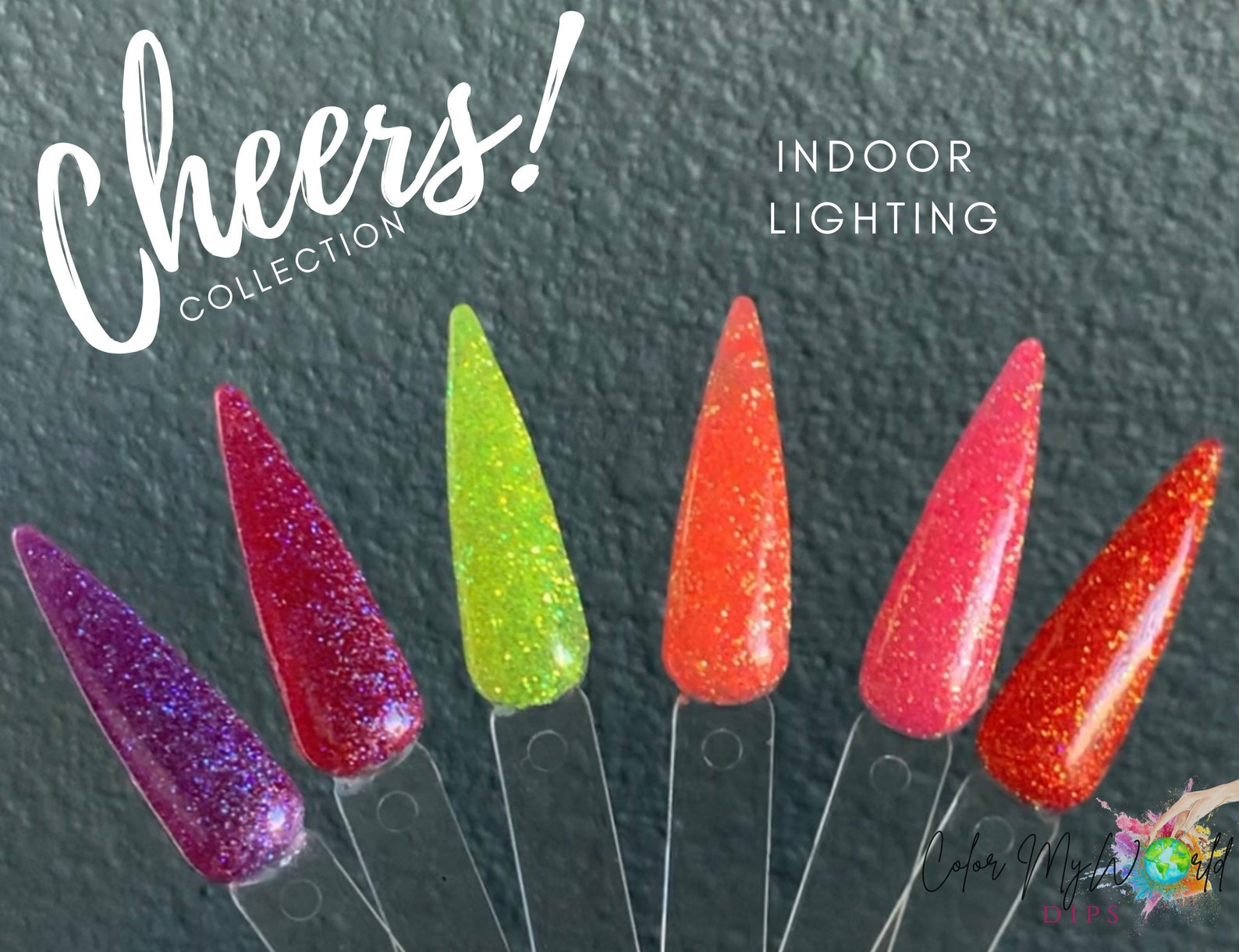 FIREBALL Glitter Dip Powder Dip Powder Dip Powder Dip - Etsy