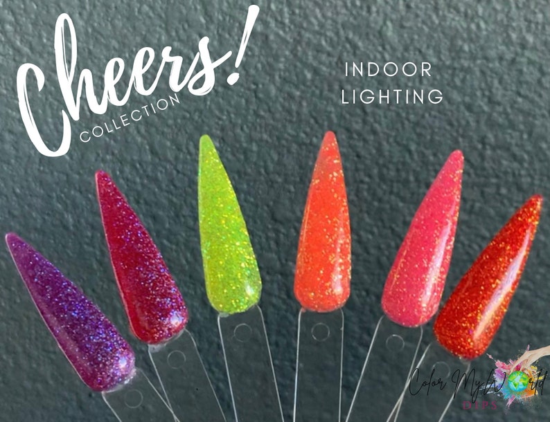 FIREBALL Glitter Dip Powder Dip Powder Dip Powder Dip - Etsy