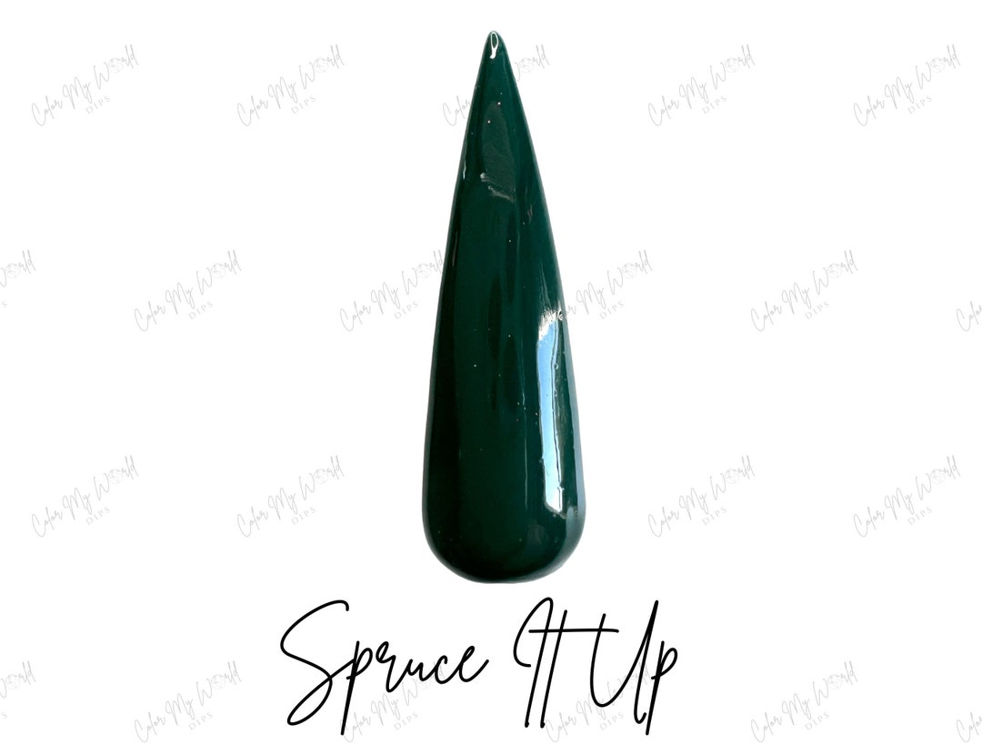 SPRUCE IT UP- Green Dip Powder, Green Nail Dip, Dip Powder, Nail Dip ...