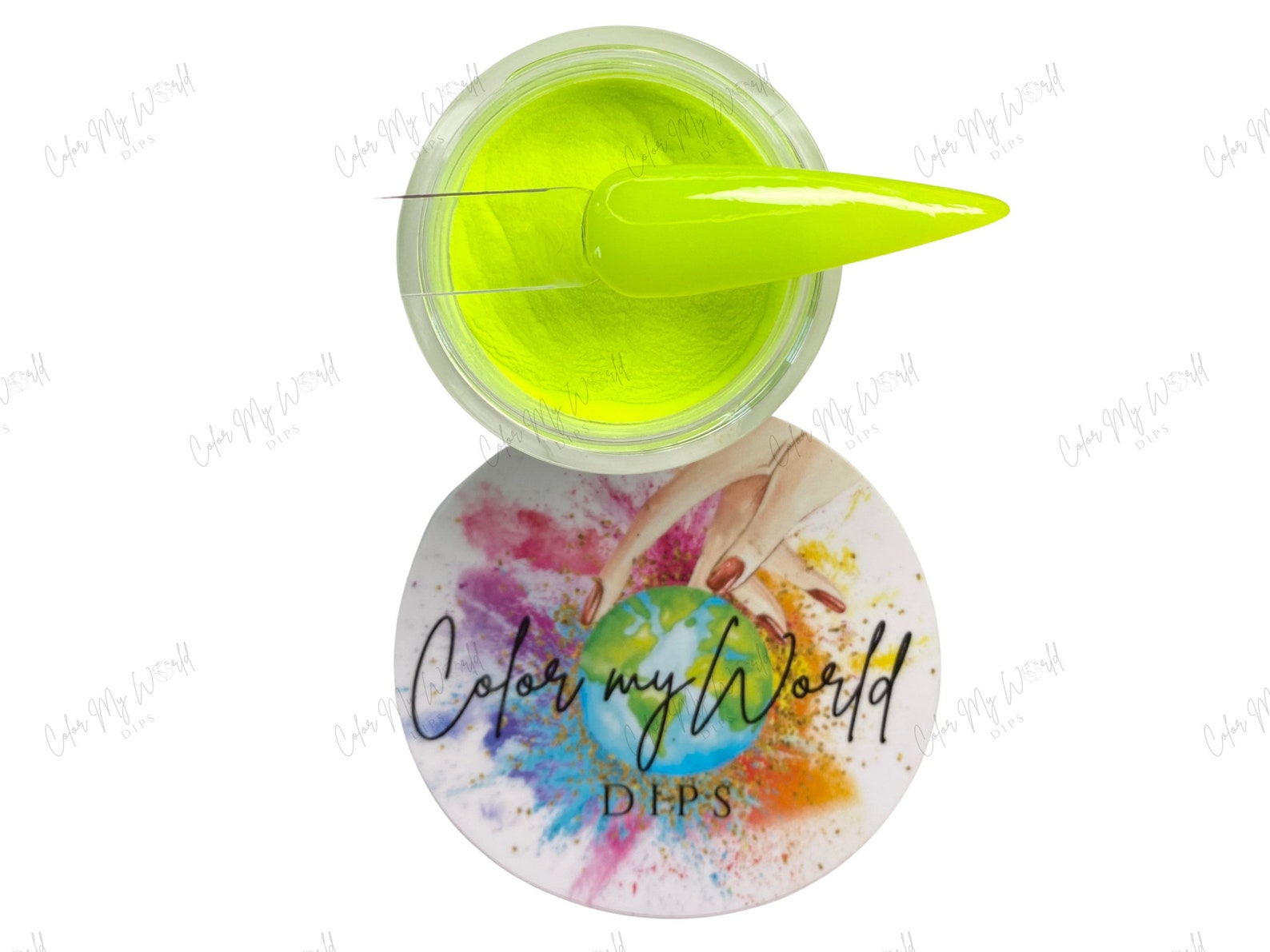 ELECTRIC LEMONADE Neon Dip Powder, Neon Dip Nails, Dip Powder, Dip ...