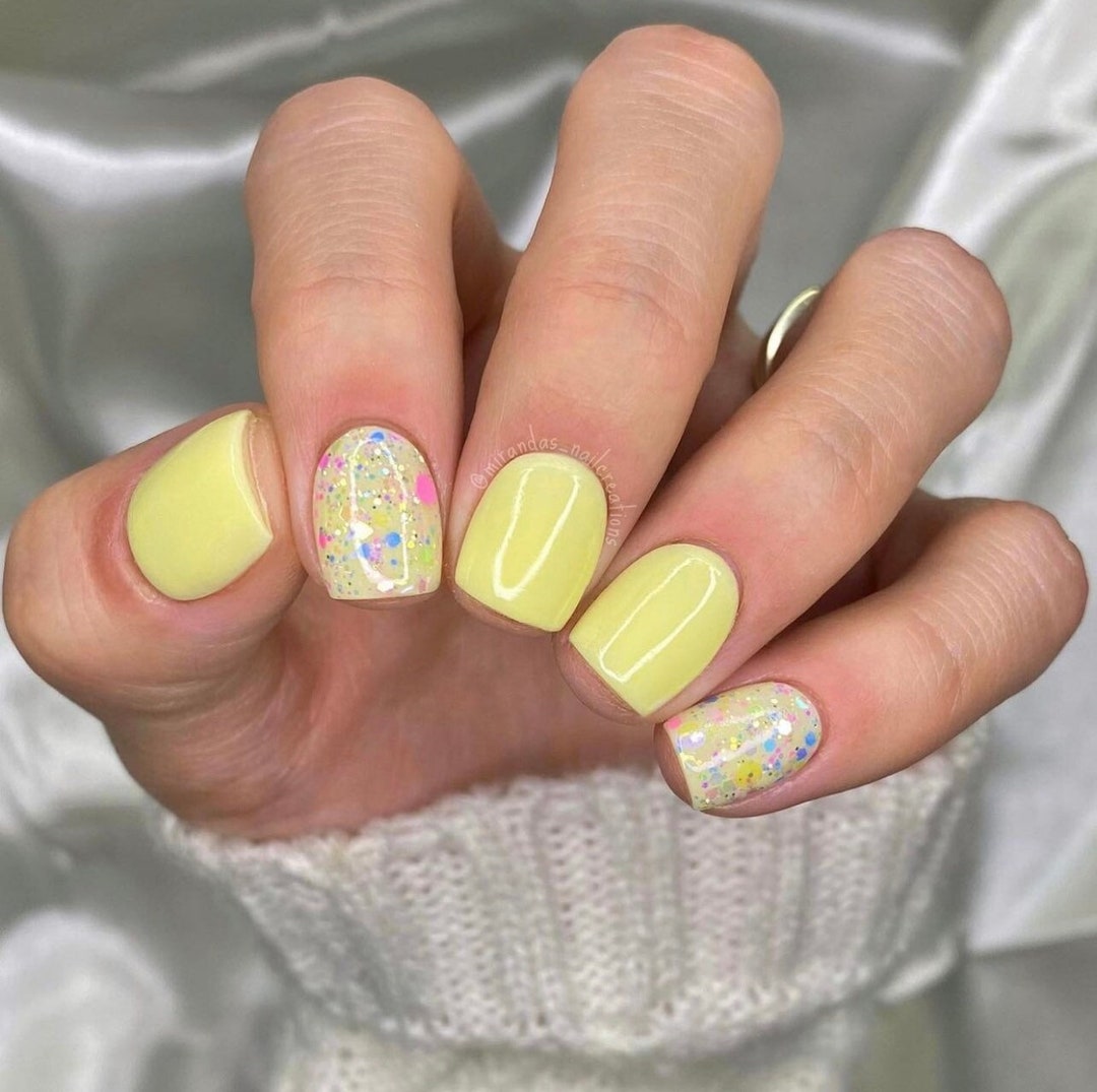 OAHU- Yellow Nail Dip Powder, Yellow Nail Dip, Yellow Dip Powder, Nail ...