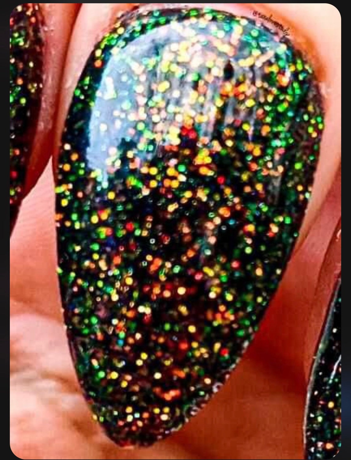 CITRUS Grove-glitter Dip Powder Fall Nail Dip Dip Powder - Etsy