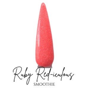 RUBY RED-ICULOUS- Neon Dip Powder, Dip Powder, Dip Powders, Nail Dips ...