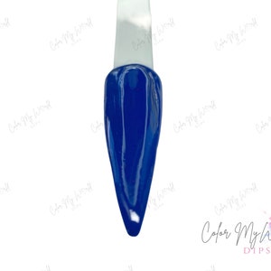 NAUTI-CAL Blue Dip Powder Bright Blue Dip Powder Blue Nail - Etsy