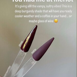 You Had Me at Merlot- Burgundy Nail Dip Powder, Maroon Dip Powder, Nail ...