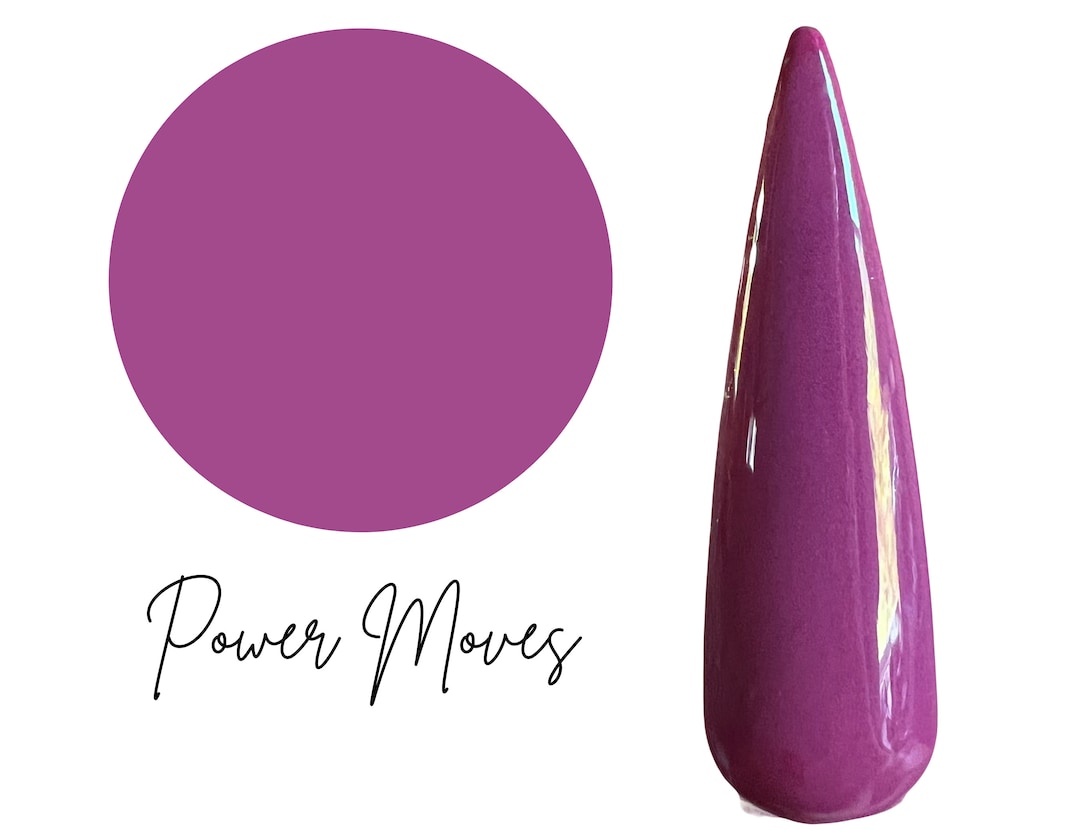 POWER MOVES- Purple Dip Powder, Nail Dip, Dip Powder, Nail Dip, Dip ...