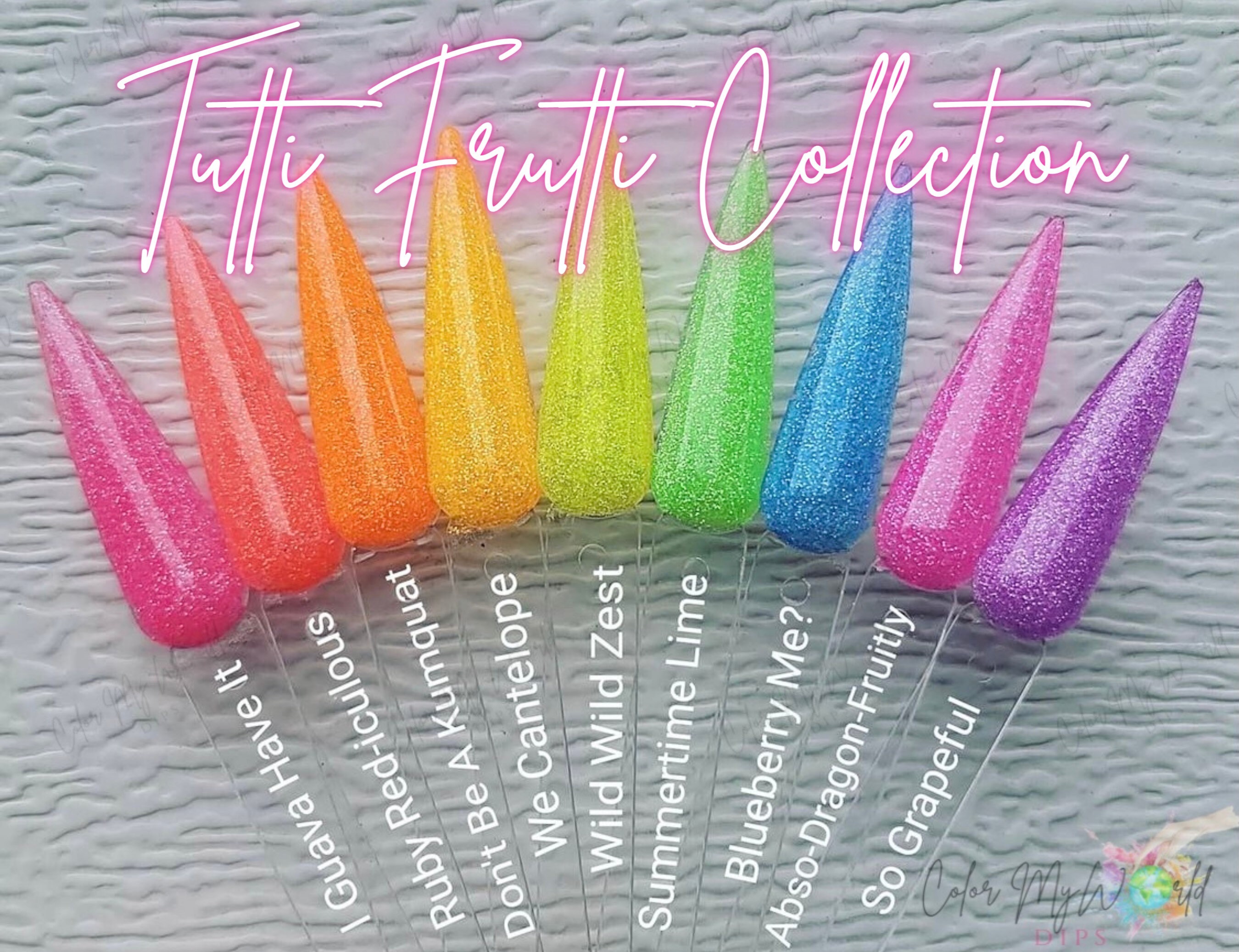 RUBY RED-ICULOUS Neon Dip Powder Dip Powder Dip Powders | Etsy