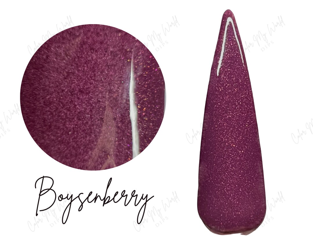 BOYSENBERRY- Purple Dip Powder, Purple Nail Dip, Dip Powder, Nail Dip ...
