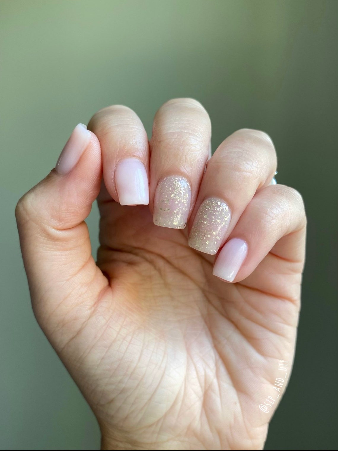 CHELSEA Milky Pink Nail Dip Powder French Dip Powder Nail - Etsy