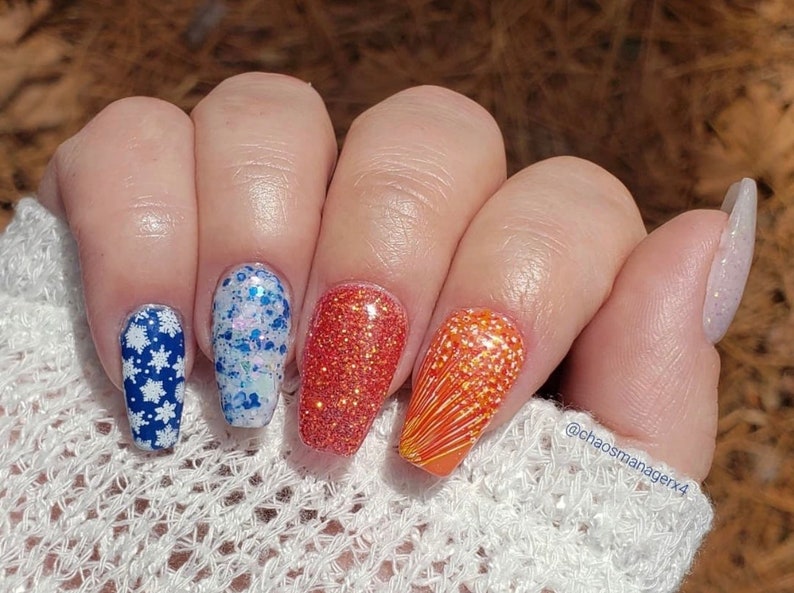 FIREBALL Glitter Dip Powder Dip Powder Dip Powder Dip | Etsy