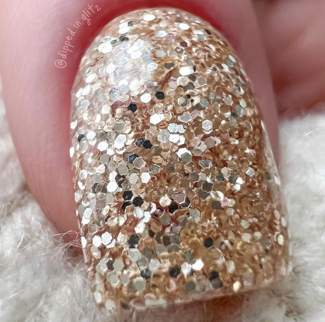 LET’S TOAST!- Champagne Glitter Dip Powder, Champagne Dip, Dip Powder ...