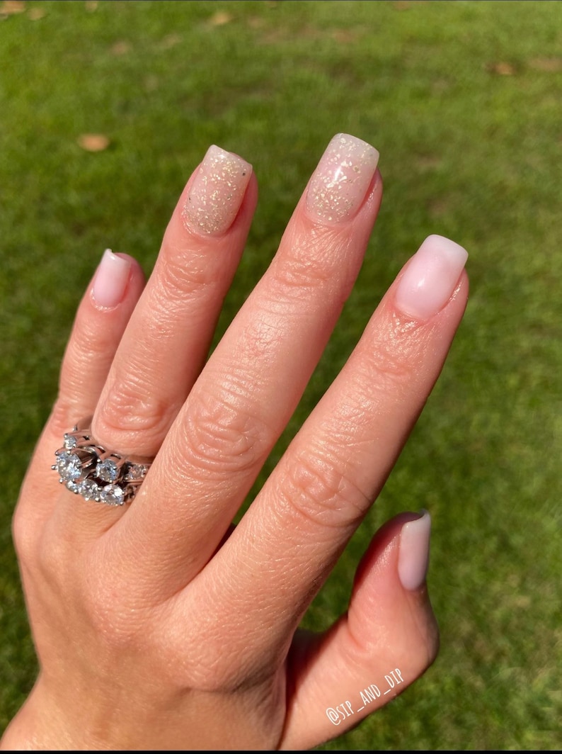 CHELSEA Milky Pink Nail Dip Powder French Dip Powder Nail - Etsy