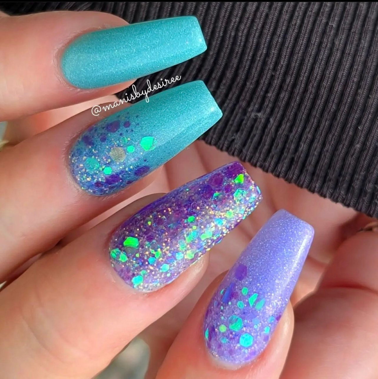 Part of Your World- Purple Shimmer Dip Powder, Purple Shimmer Nail Dip ...