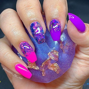 SAVAGE Neon Dip Powder Neon Dip Nails Dip Powder Dip - Etsy