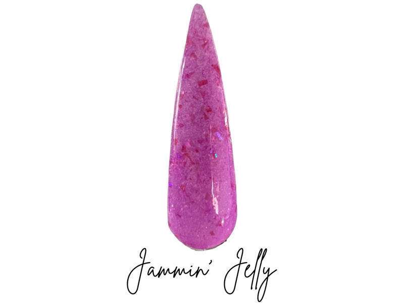 JAMMIN’ JELLY- Retiring, Glitter Dip Powder, Nail Dip, Dip Powder, Nail ...