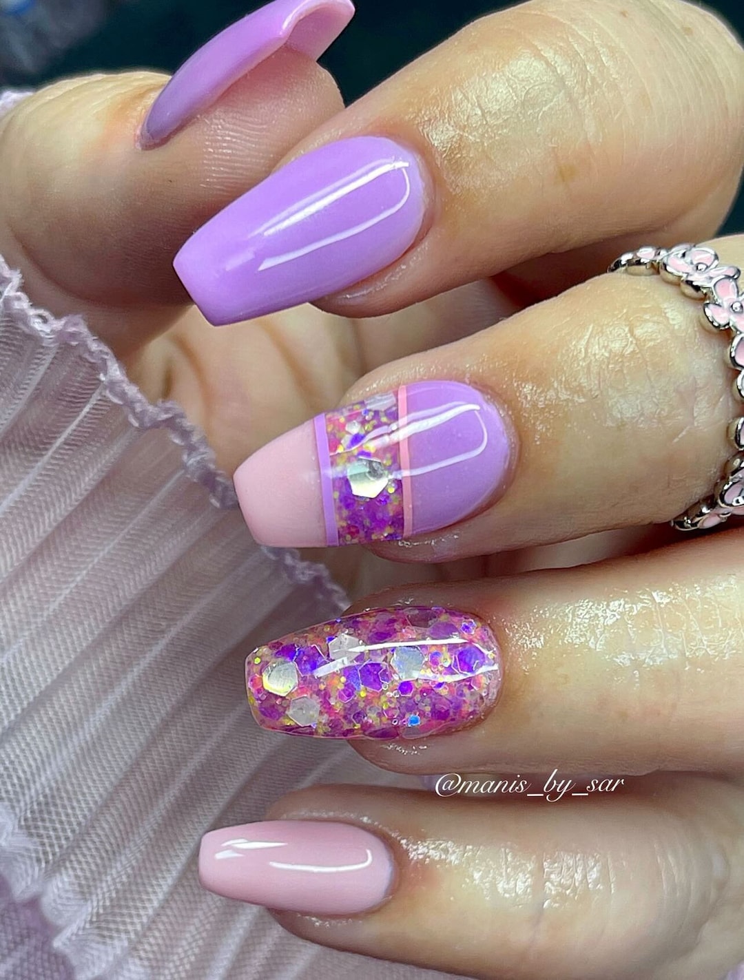 BUNNY Bun-retired, Spring Nail Dip, Glitter Dip Powder, Glitter Nail ...