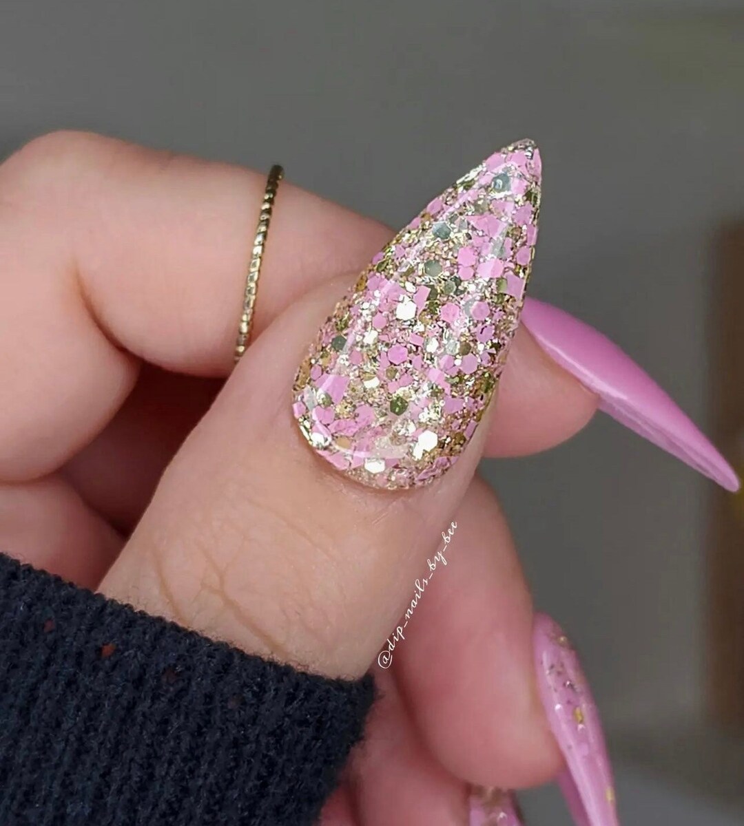 PARIS Spring Nail Dip, Glitter Dip Powder, Glitter Nail Dip, Dip Powder ...