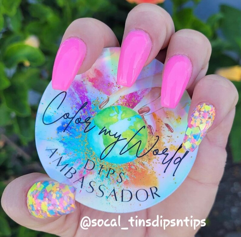 Beach Girl Bubble Yum-pink Dip Powder Pink Nail Dip Dip - Etsy