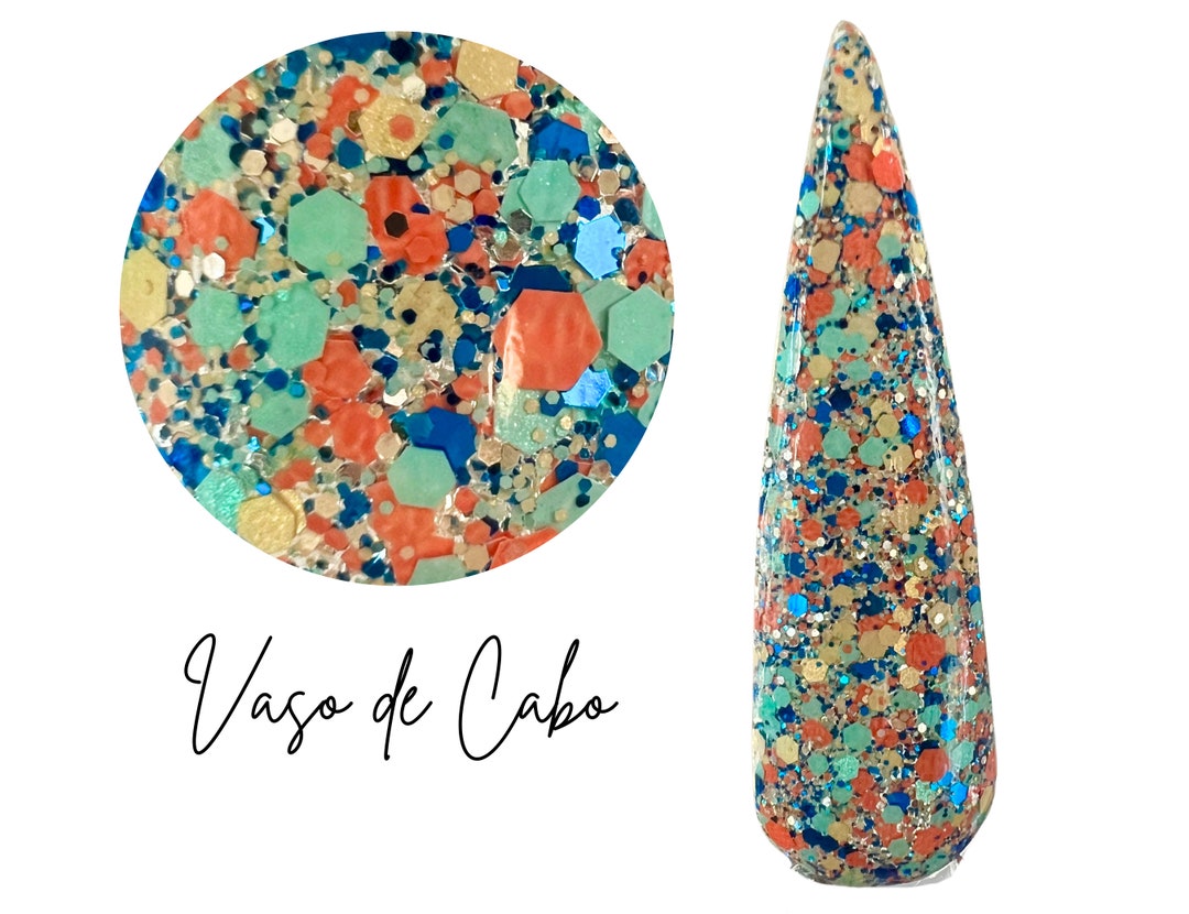 VASO DE CABO- Glitter Dip Powder, Nail Dip, Dip Powder, Nail Dip Powder ...