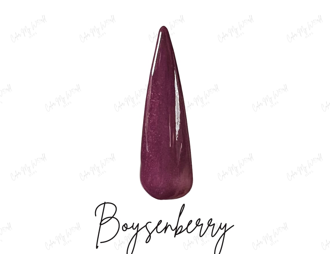 BOYSENBERRY Purple Dip Powder Purple Nail Dip Dip Powder - Etsy