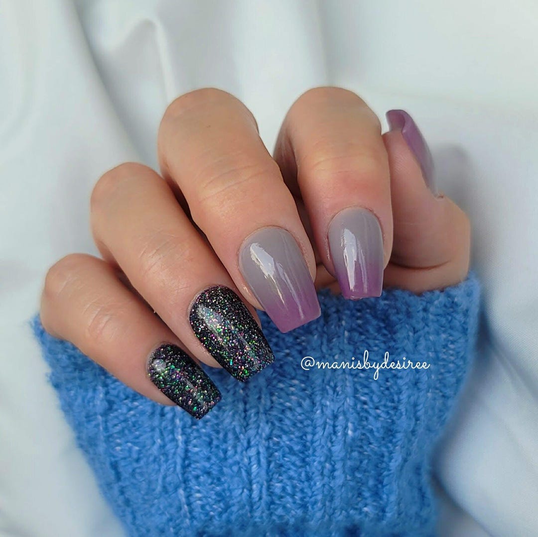 SNUGGLE WEATHER -thermal Dip Powder, Purple Dip Powder, Dip Powder ...