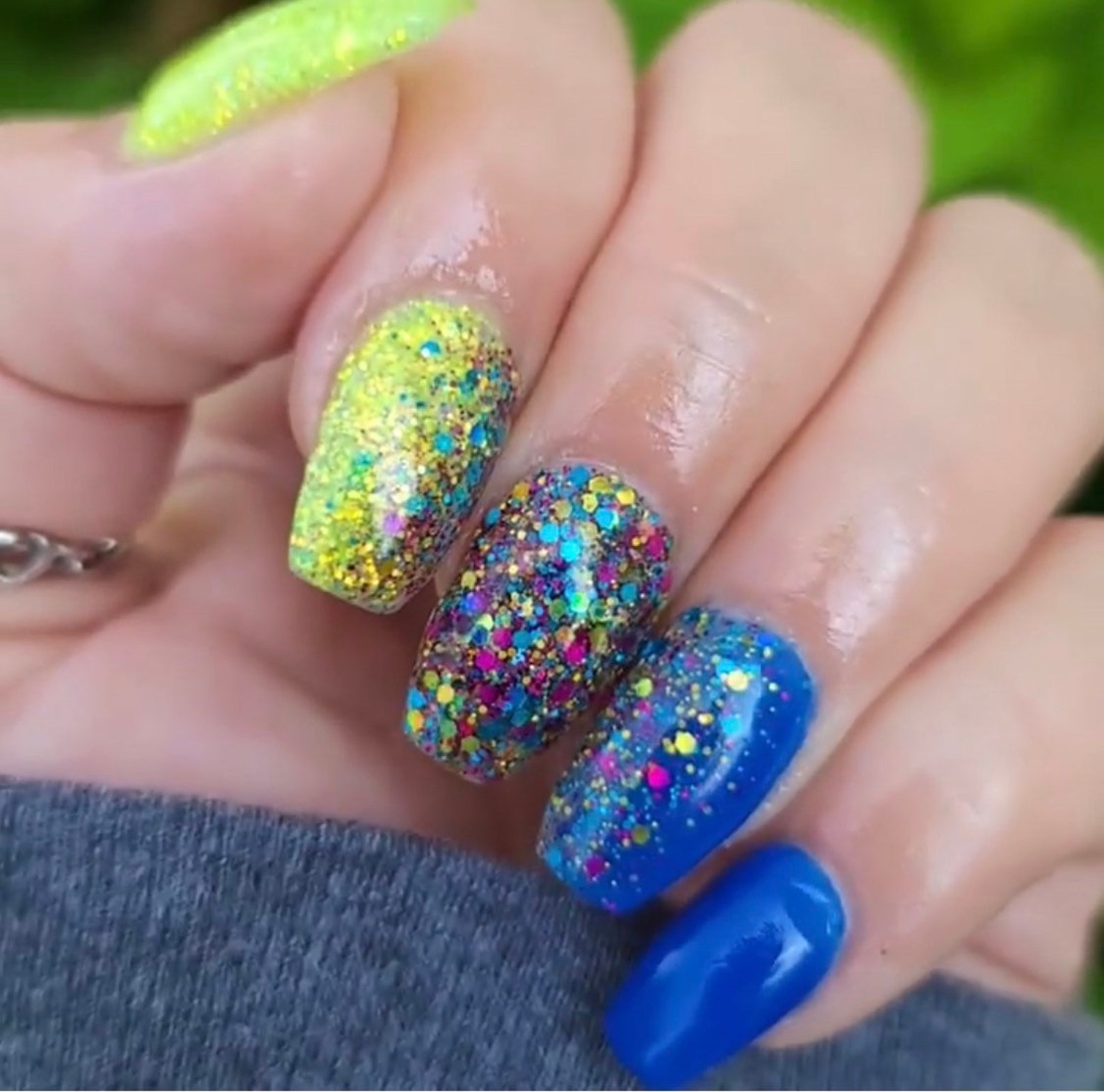 CAROUSEL Glitter Dip Powder Glitter Nail Dip Dip Powder | Etsy