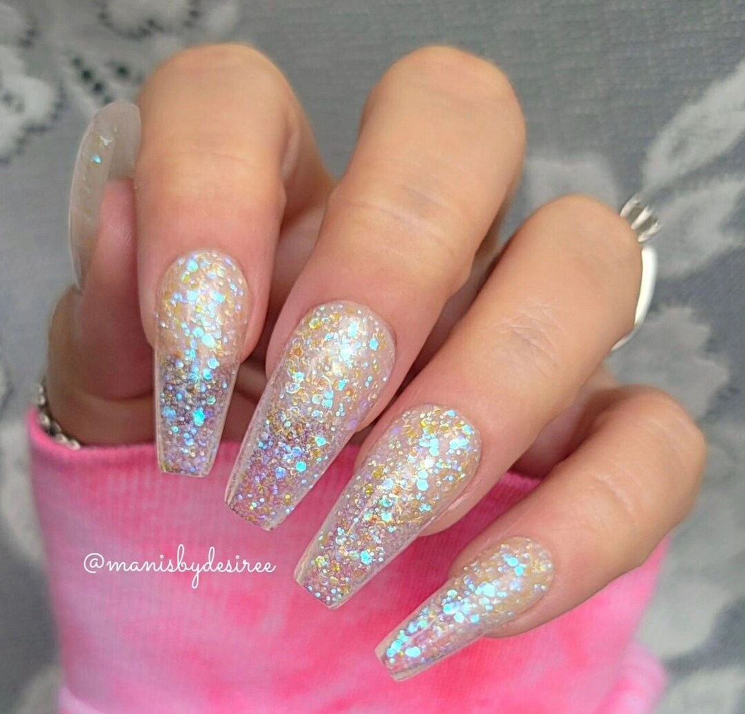 APPARITION- Opal Translucent Dip Powder, Opal Glitter Nail Dip, Opal ...